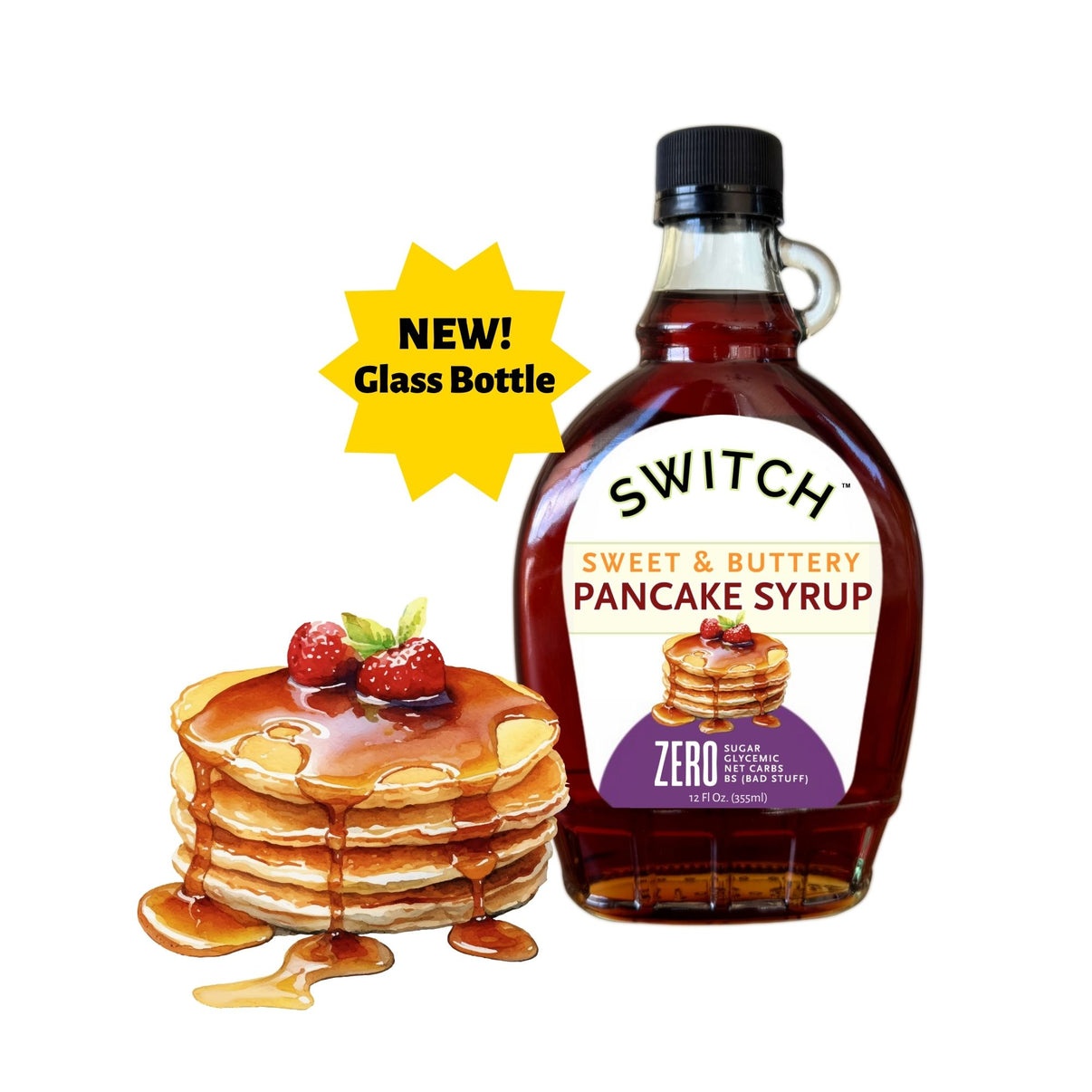 Sugar Free Pancake Syrup (Allulose Sweetened) | SWITCH®