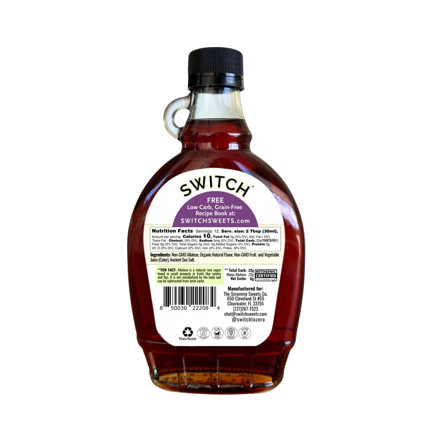Sugar Free Pancake Syrup (Allulose Sweetened) | SWITCH®